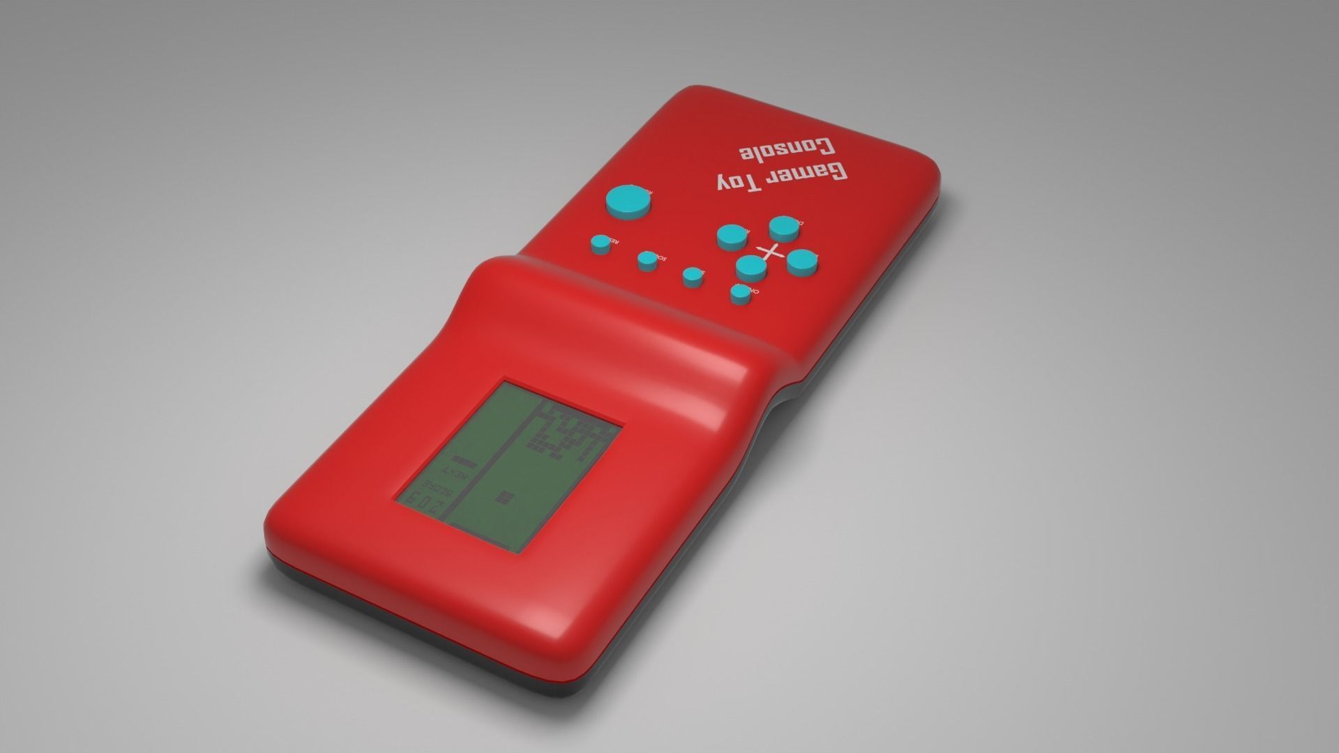 Tetris Retro Console 3D model | CGTrader