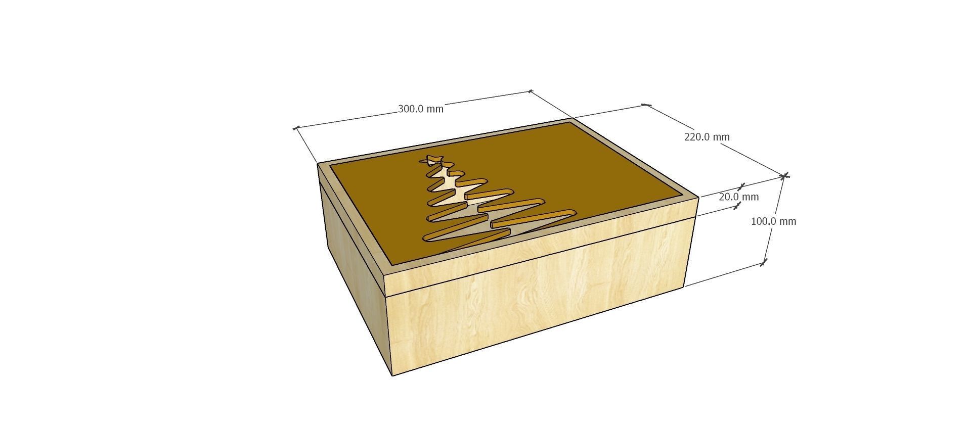 christmas hampers box 3D model | CGTrader