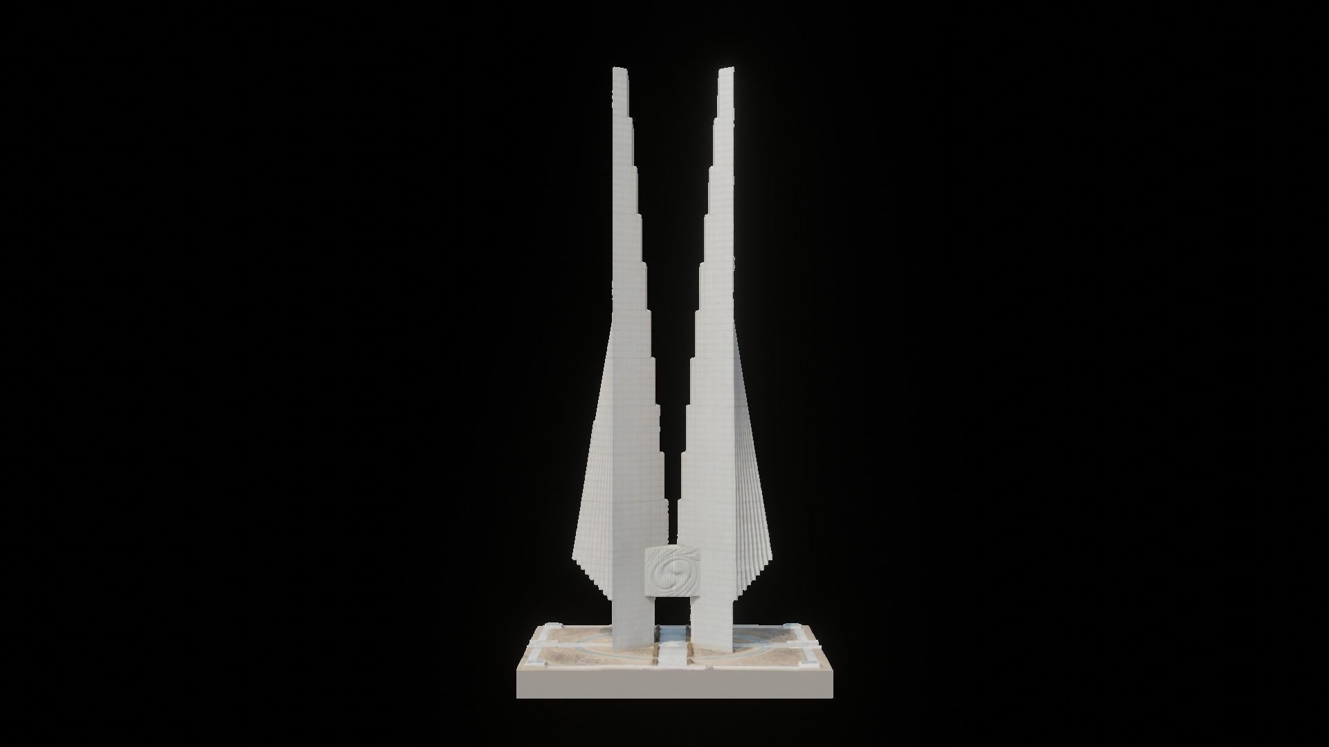 A National Tower of Independence Hall 3D model | CGTrader