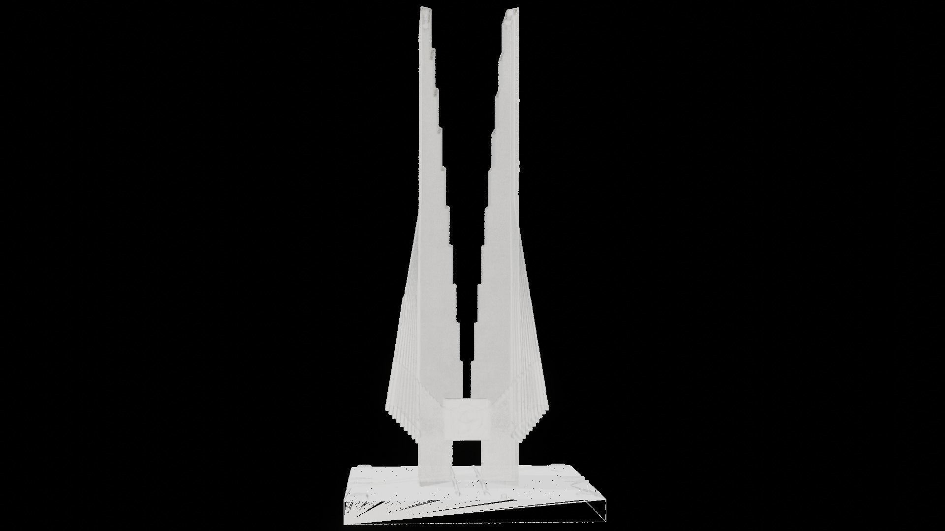 A National Tower of Independence Hall 3D model | CGTrader
