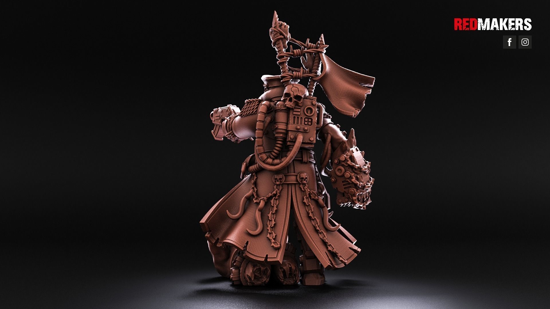 Renegade Death Division - Commissar - Heretics free 3D model 3D ...