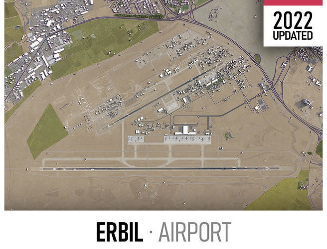 3D model Erbil Airport VR / AR / low-poly | CGTrader