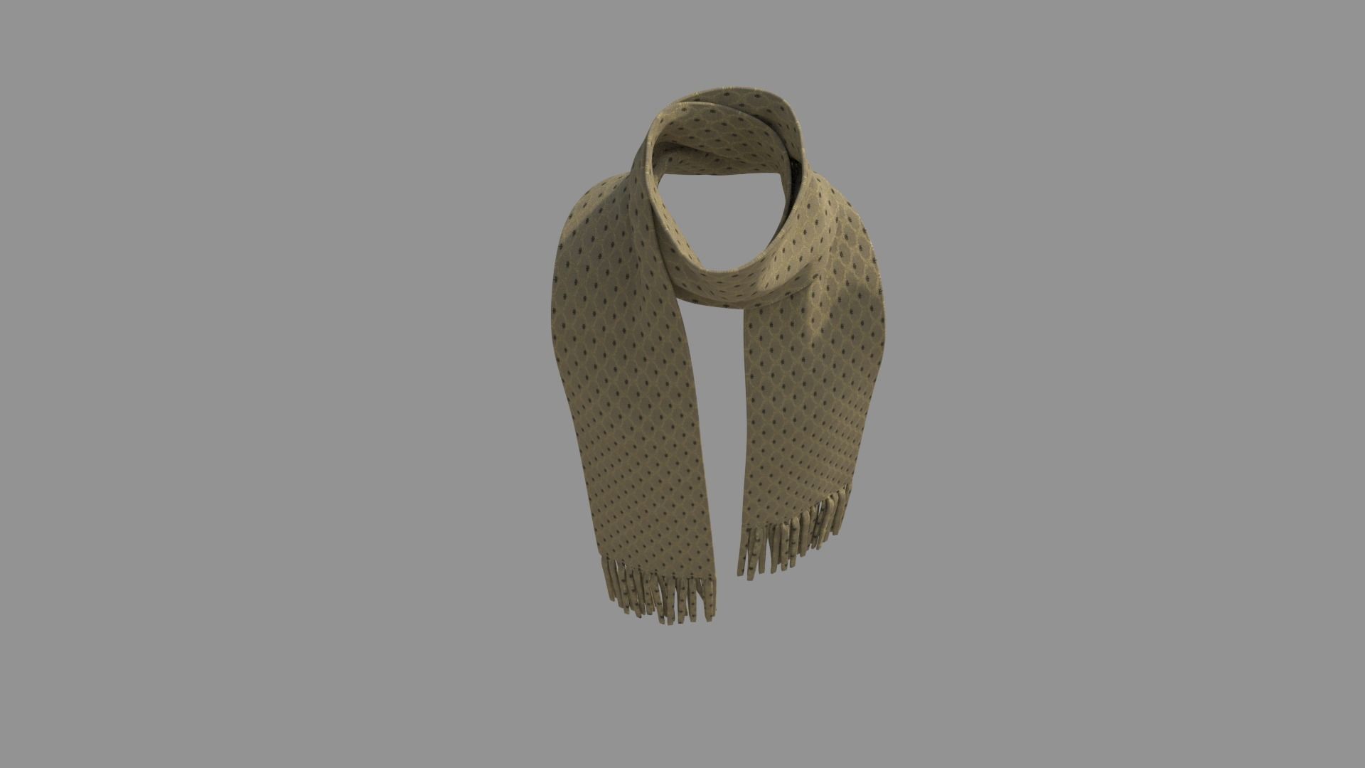 3D model High Neck Scarf VR / AR / low-poly | CGTrader