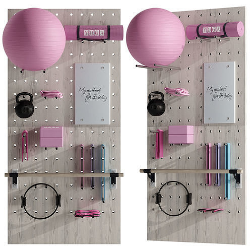 Yoga inventory set 1 3D model | CGTrader