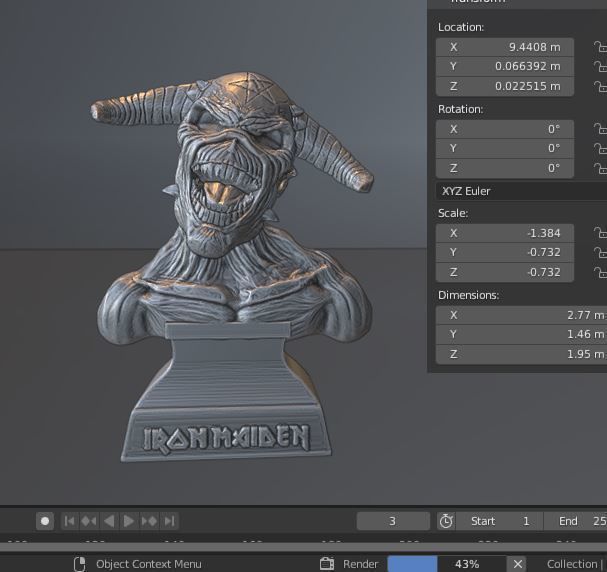 ION MAIDEN stl file 3D model 3D printable | CGTrader