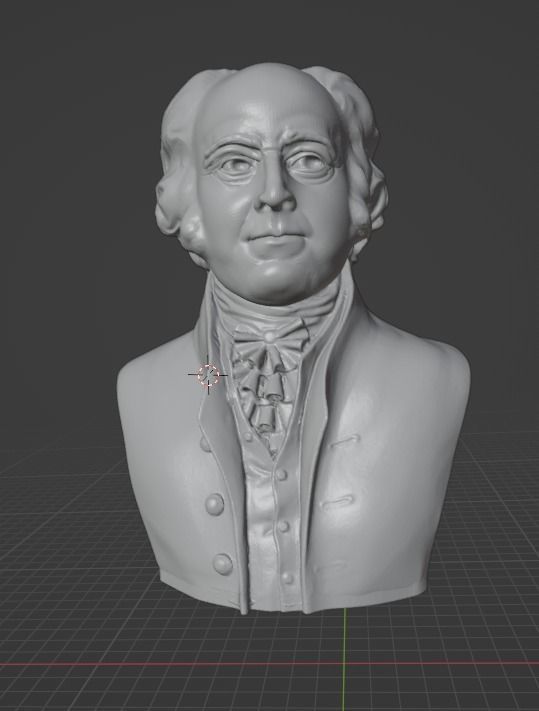 John Adams 3D model 3D printable | CGTrader