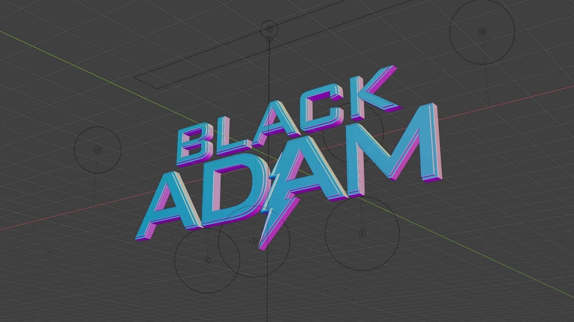Black Adam - Custom Name - FREE free VR / AR / low-poly 3D model | CGTrader