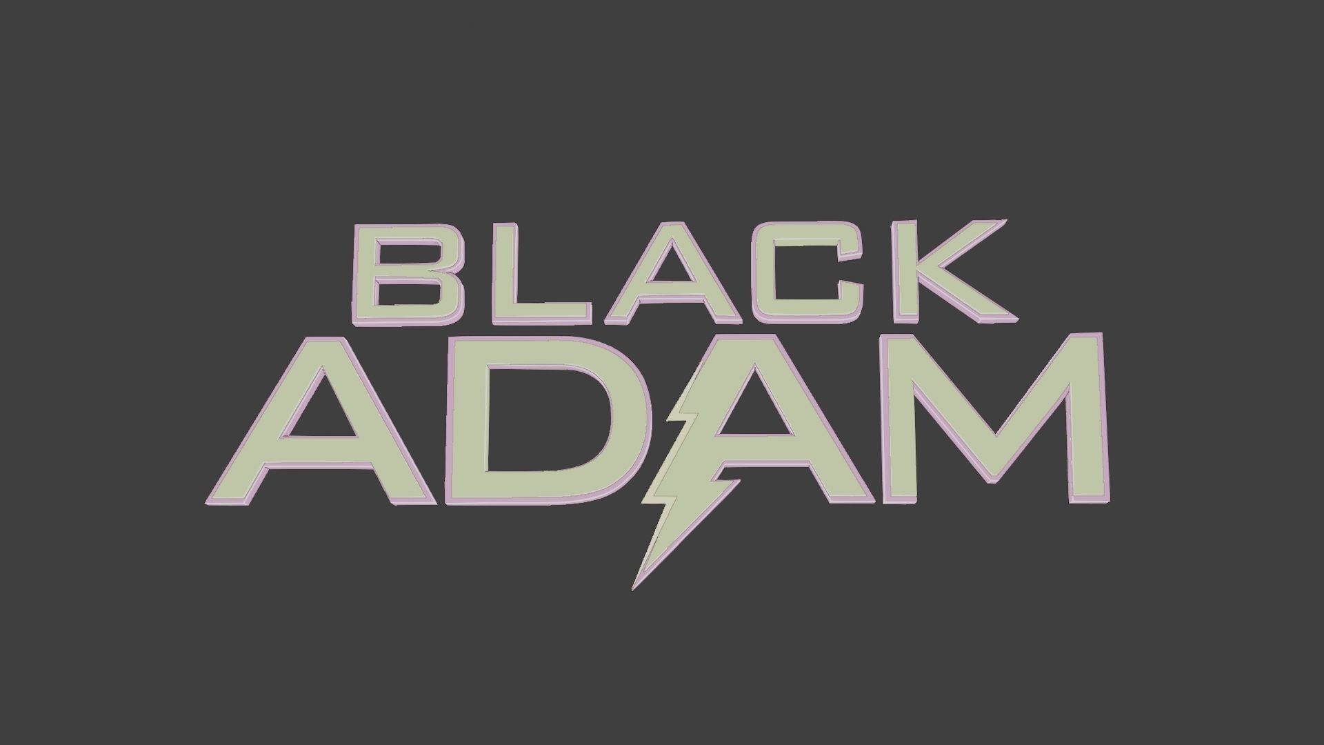 Black Adam - Custom Name - FREE free VR / AR / low-poly 3D model | CGTrader
