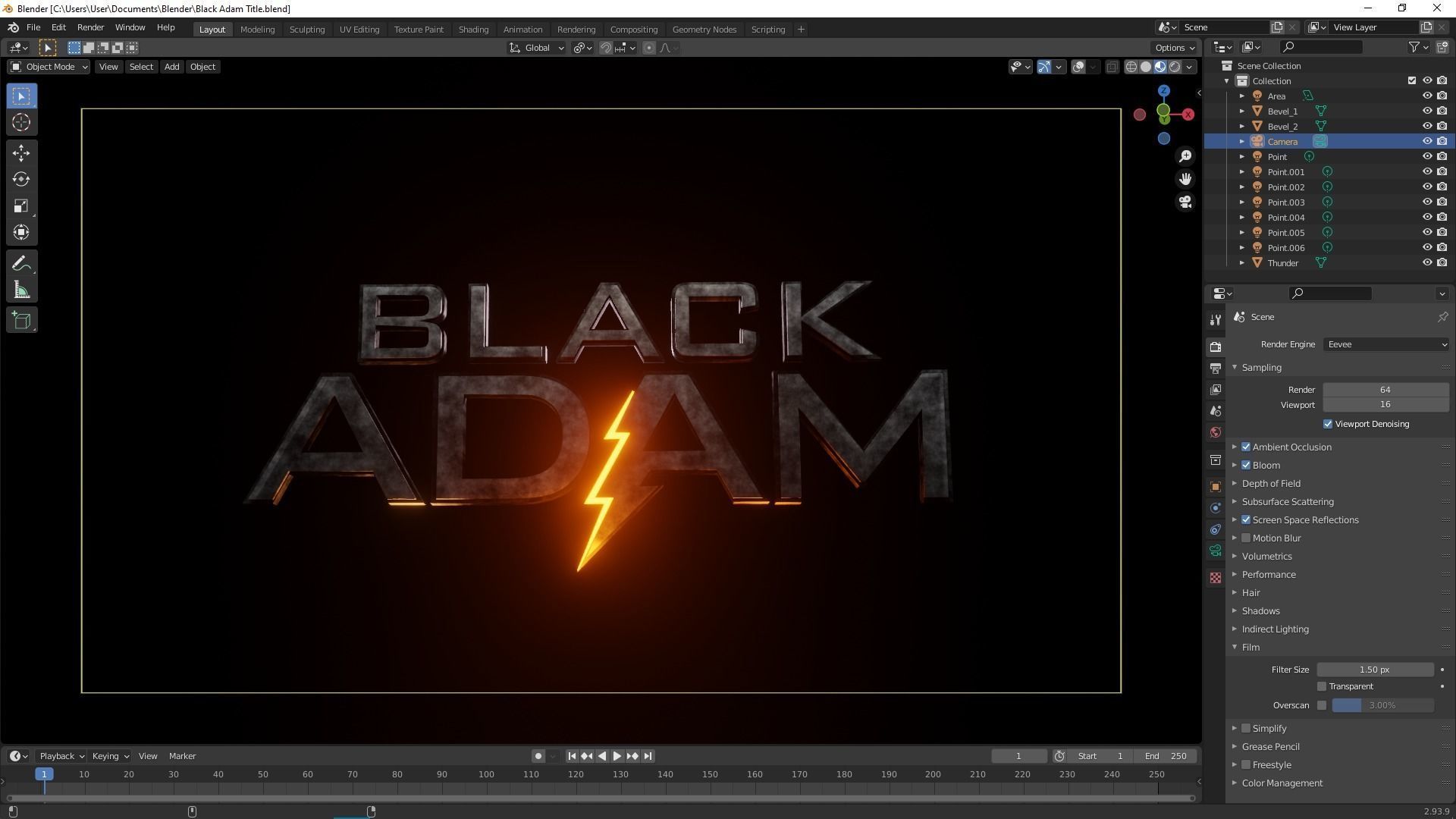 Black Adam - Custom Name - FREE free VR / AR / low-poly 3D model | CGTrader