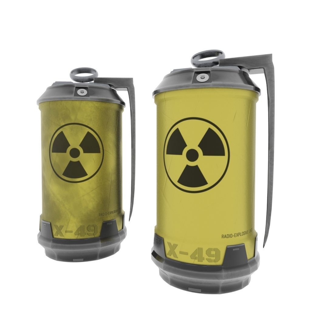 3D model Futuristic Atomic Grenade VR / AR / low-poly | CGTrader