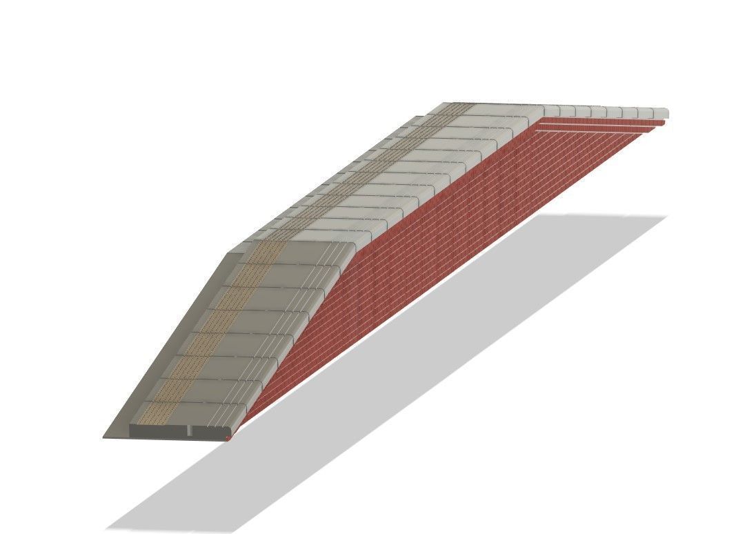 Model Railway - Modern Platform Edging Modular 3D model 3D printable ...