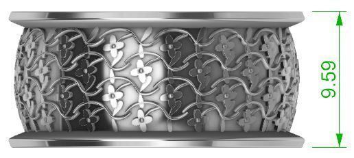 Patterned Ring 3D model Texture Texture | CGTrader