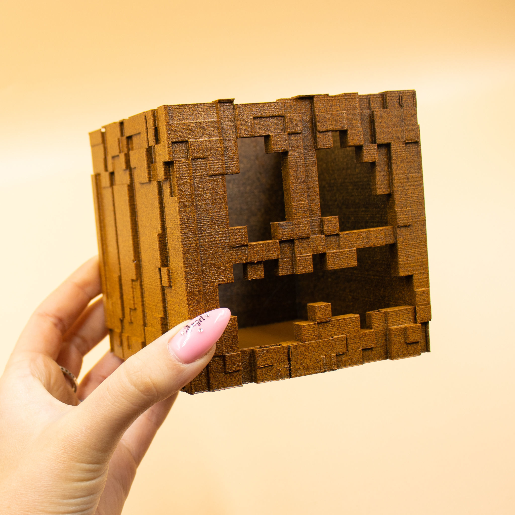 Minecraft Pumpkin Pen Holder Halloween Organizer Tool Holder 3D model ...