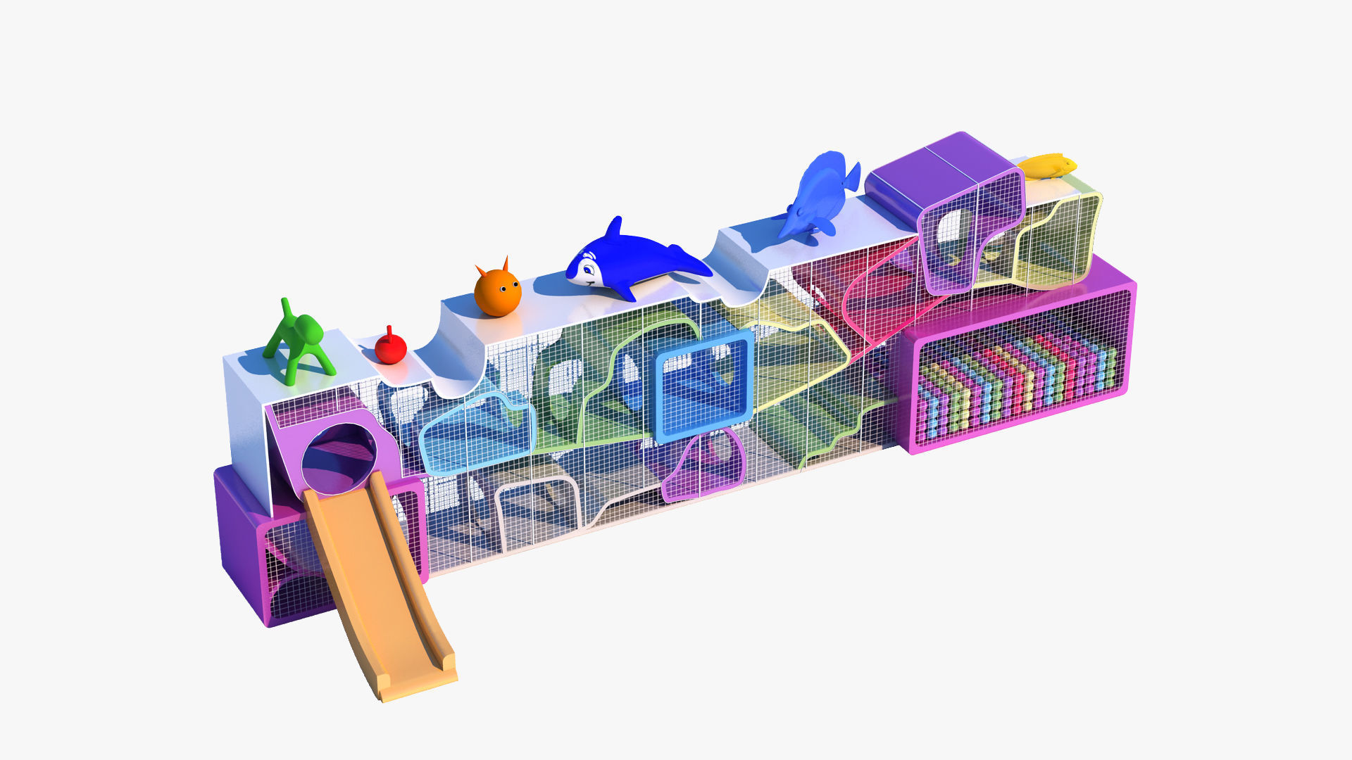 Playground Set 3D model 3D model | CGTrader