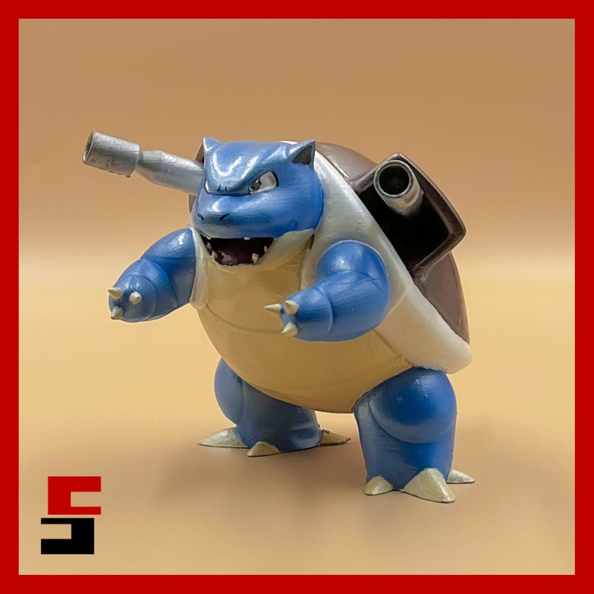 Pokemon Blastoise 3D model 3D printable | CGTrader