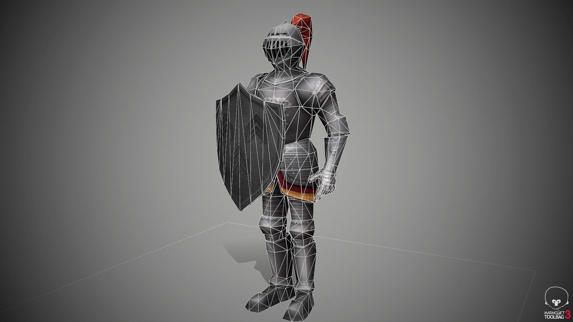 3D model Suit of Armour VR / AR / low-poly | CGTrader