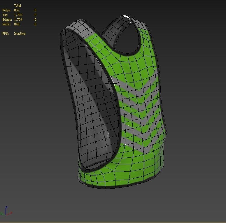 3D model Safety Vest M3 VR / AR / low-poly | CGTrader
