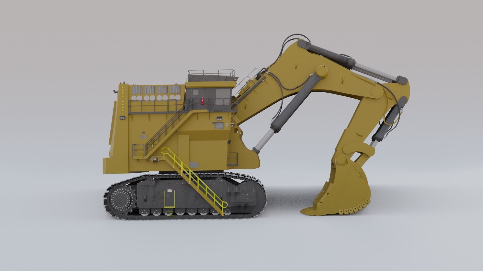 Excavator Construction Vehicle 3D model | CGTrader