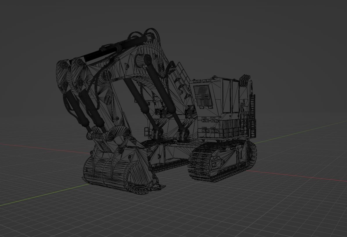 Excavator Construction Vehicle 3D model | CGTrader