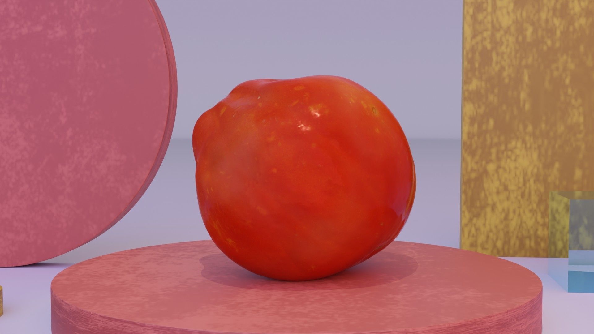 Tomato 05 high-poly 3D model | CGTrader