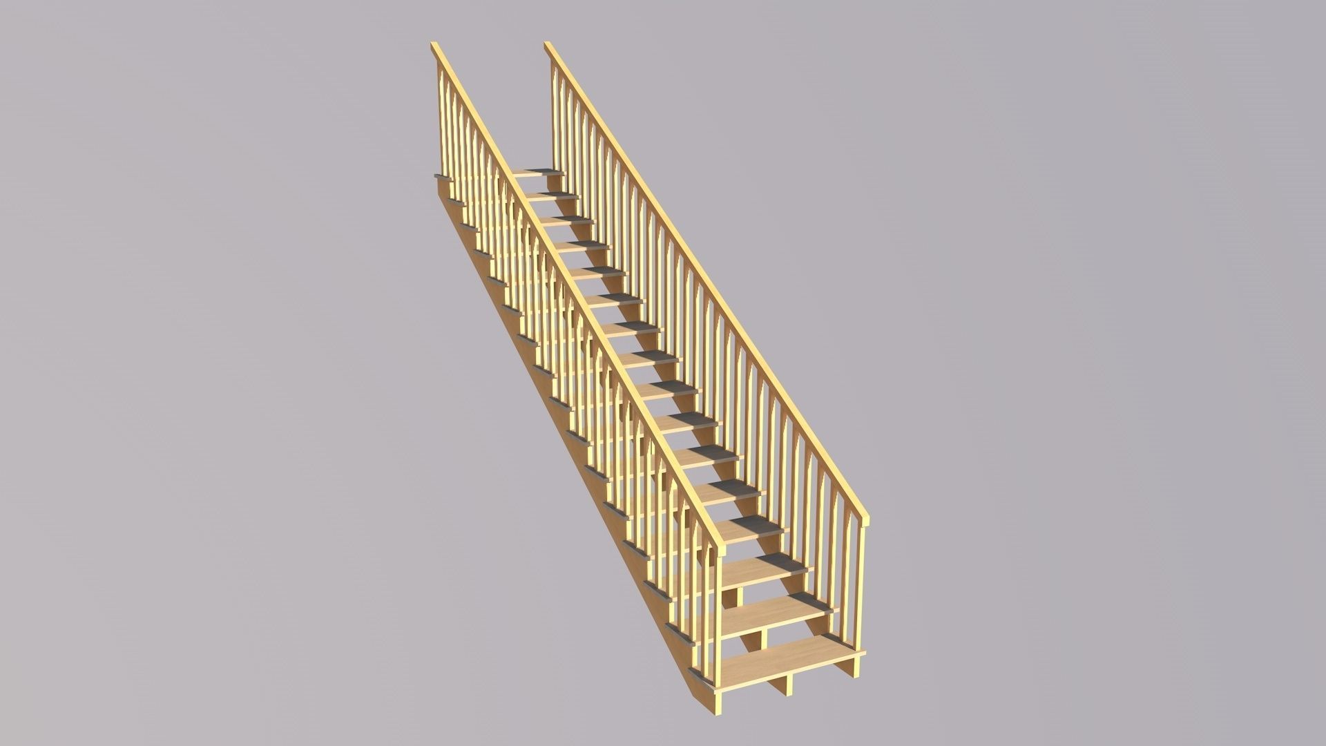 3D model Stairs 3D Model vol 1 VR / AR / low-poly | CGTrader