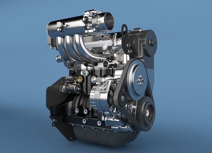 engine john deere gator 3D model | CGTrader