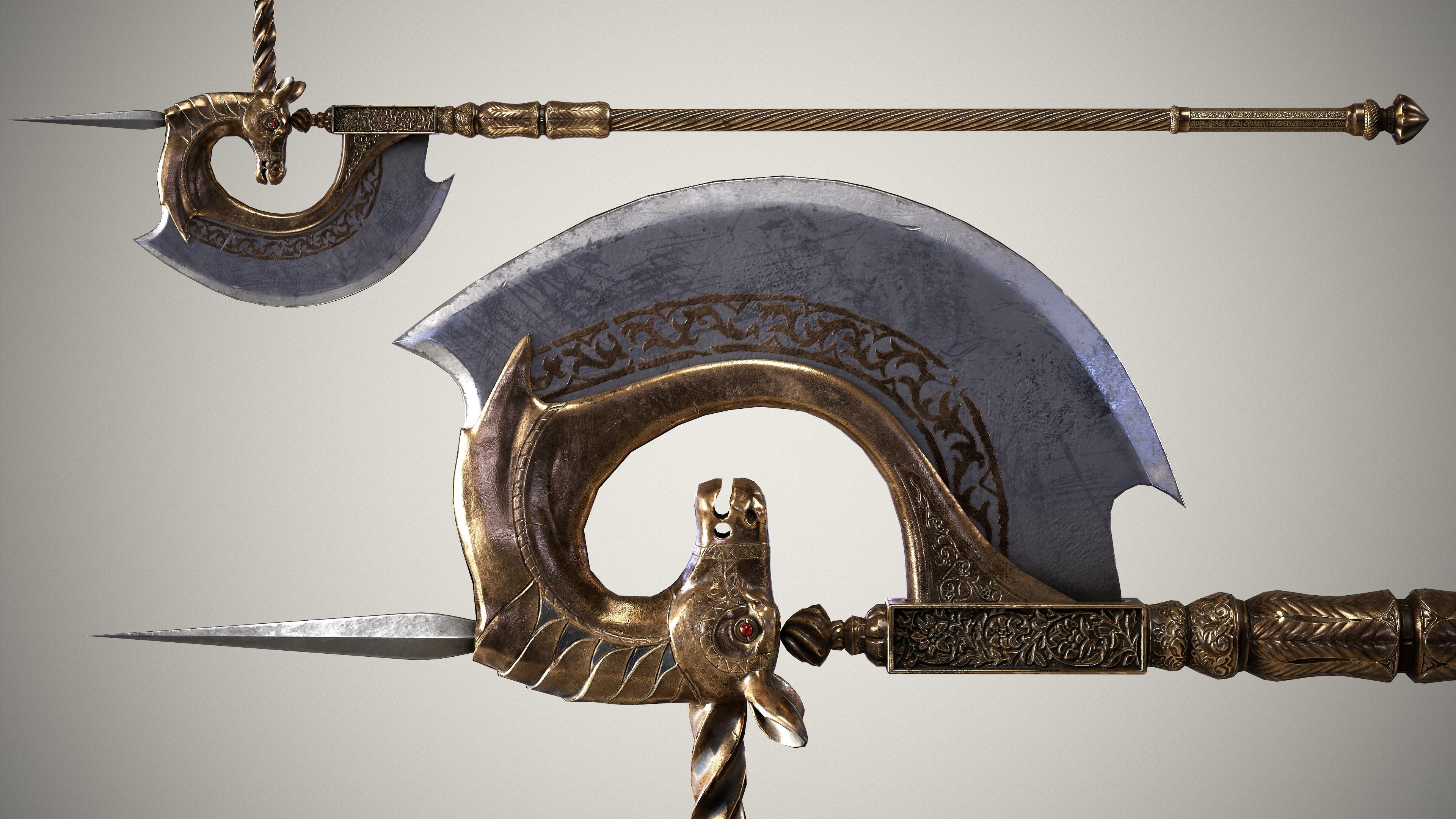 3D model Antelope Tabar VR / AR / low-poly | CGTrader