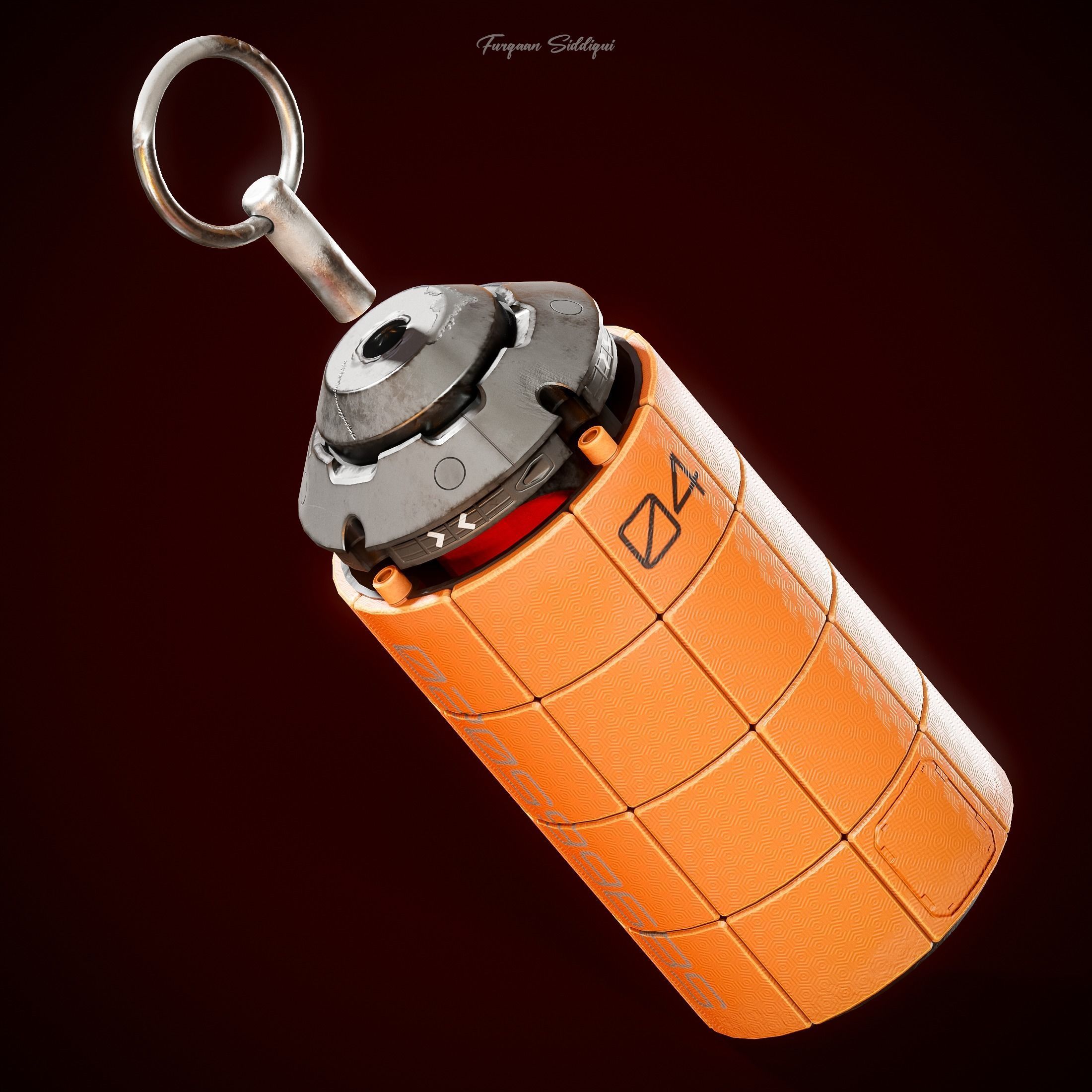 3D model Sci-fi Bio Grenade VR / AR / low-poly | CGTrader