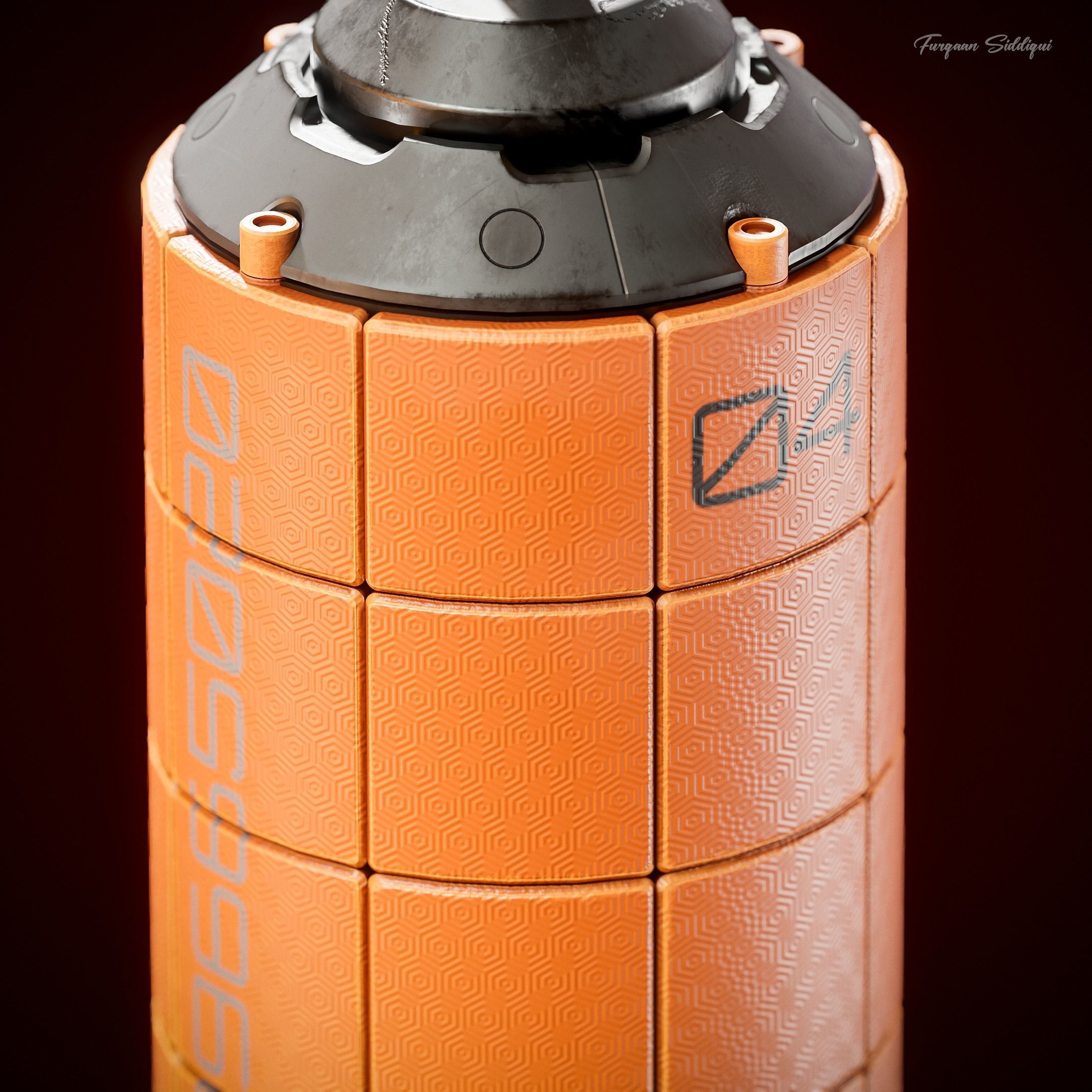 3D model Sci-fi Bio Grenade VR / AR / low-poly | CGTrader