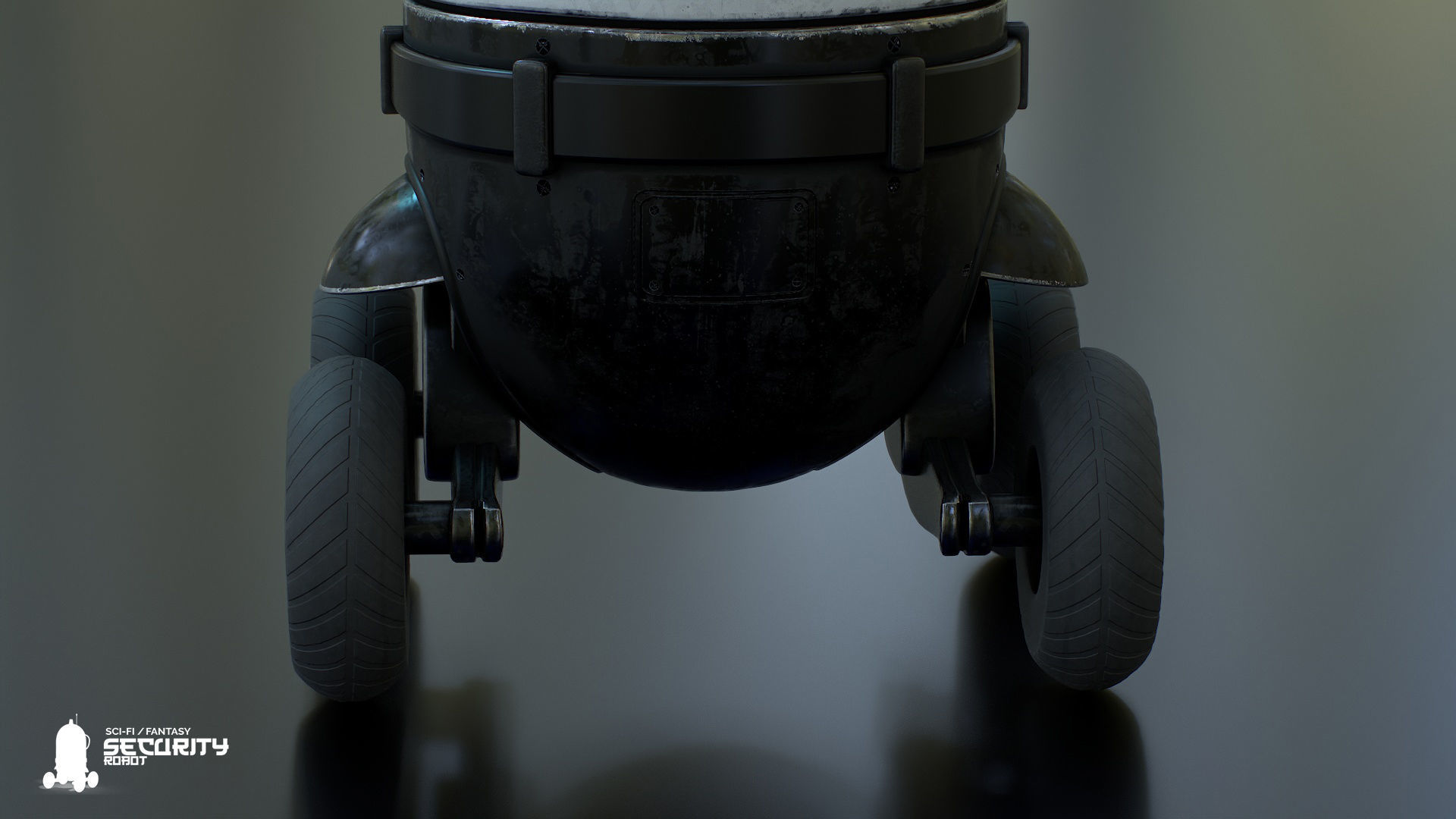 Sci-Fi Fantasy Security Robot 3D model | CGTrader