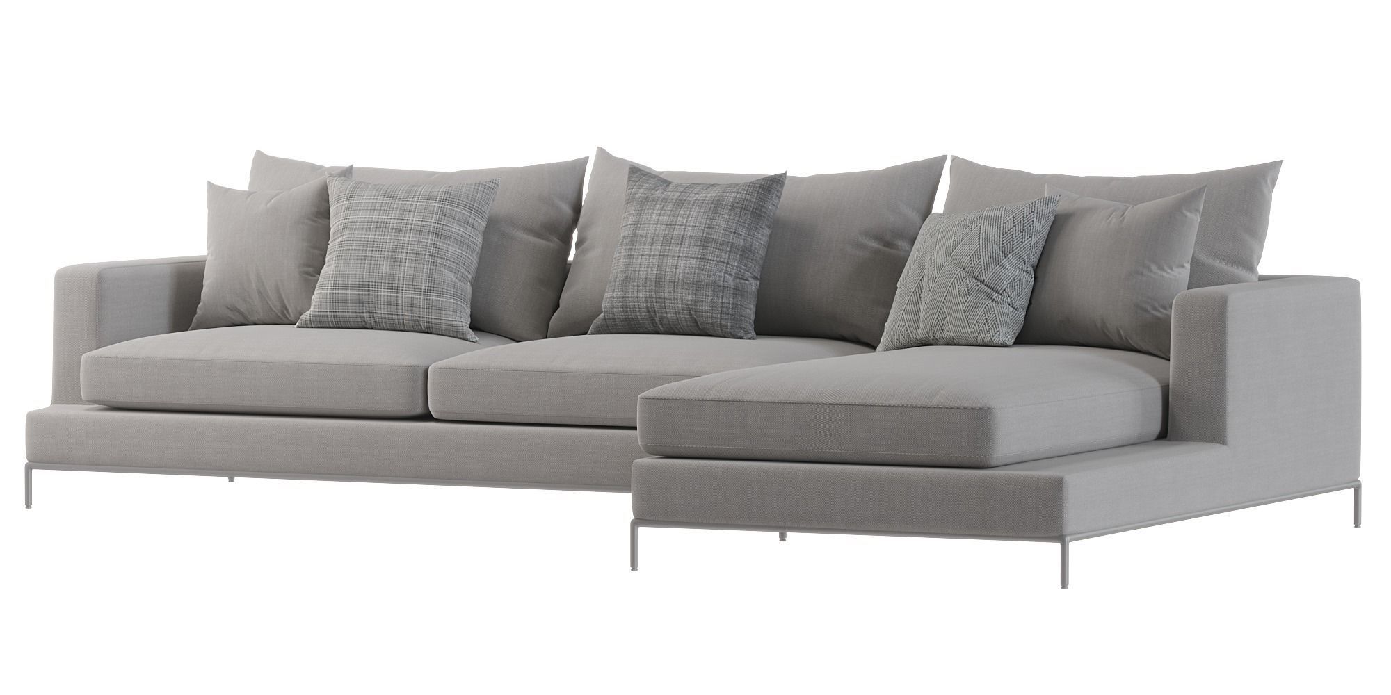 Soho Concept Simena Sectional Sofa 3D model | CGTrader