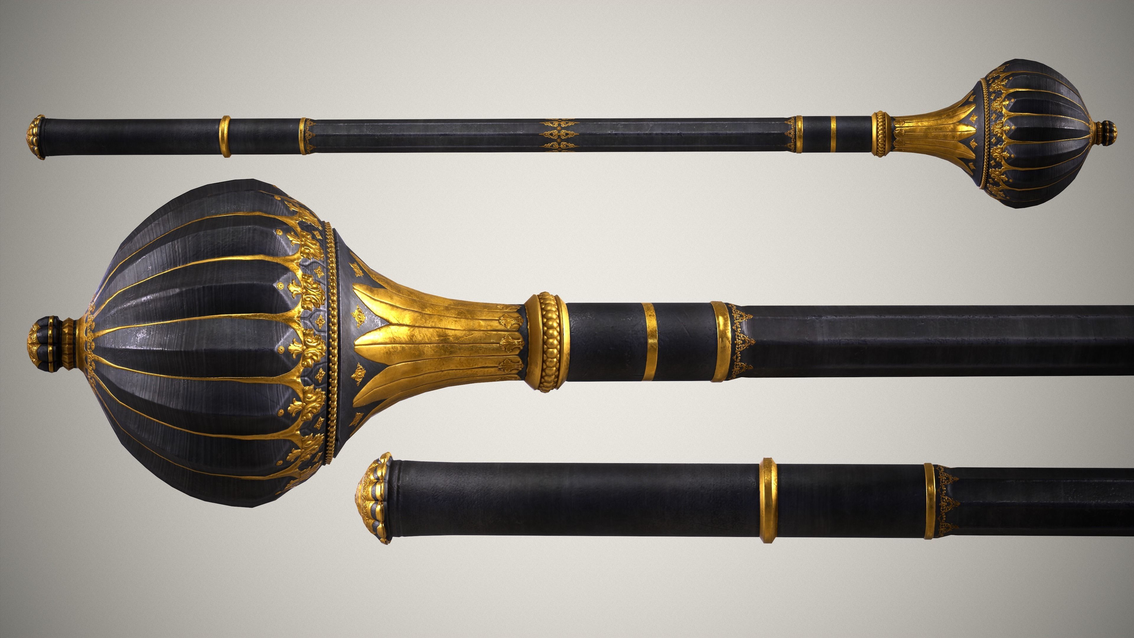 3D model Gada Mace VR / AR / low-poly | CGTrader