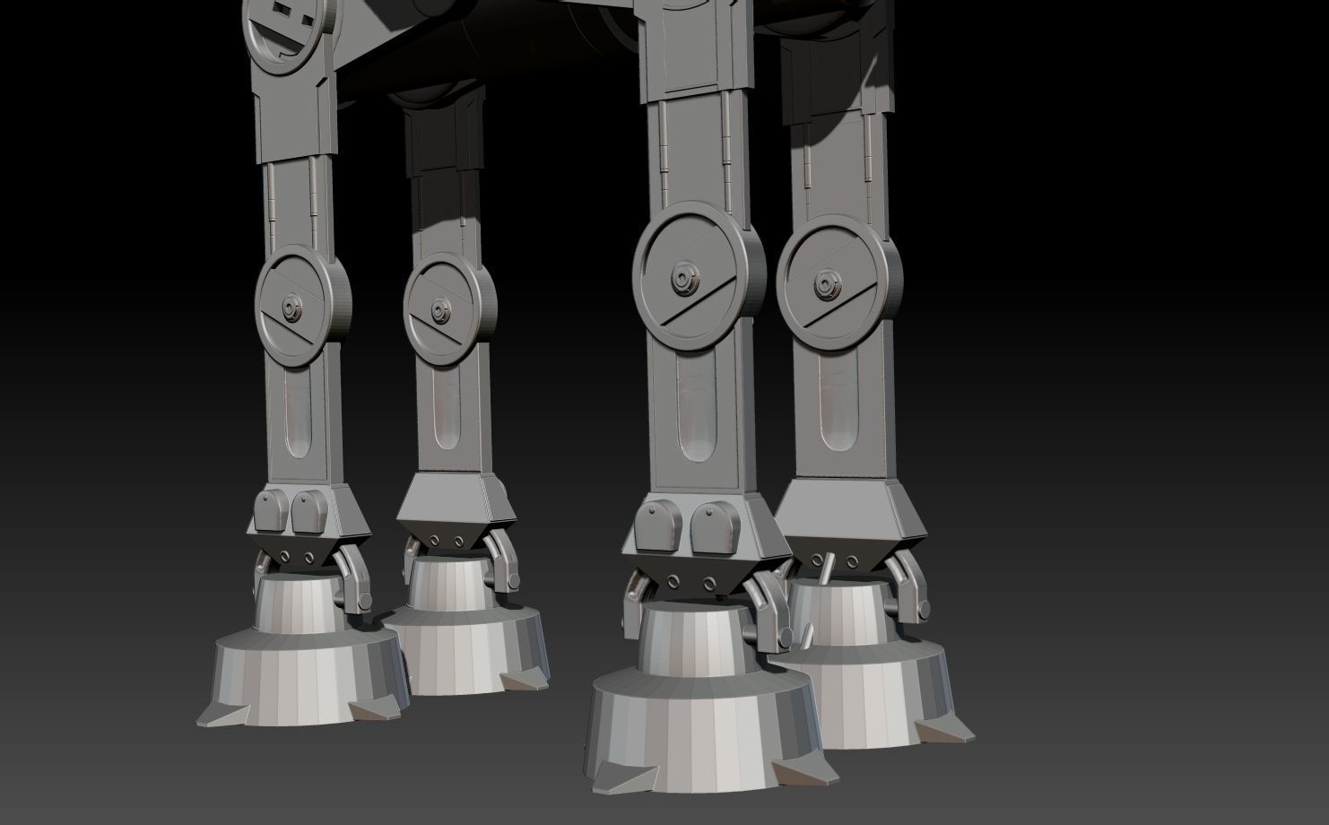 ATAT 3d Model playset 3D model 3D printable | CGTrader