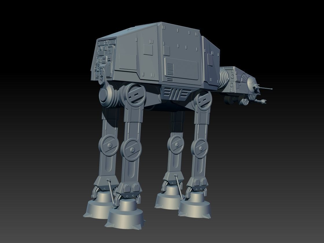 ATAT 3d Model playset 3D model 3D printable | CGTrader