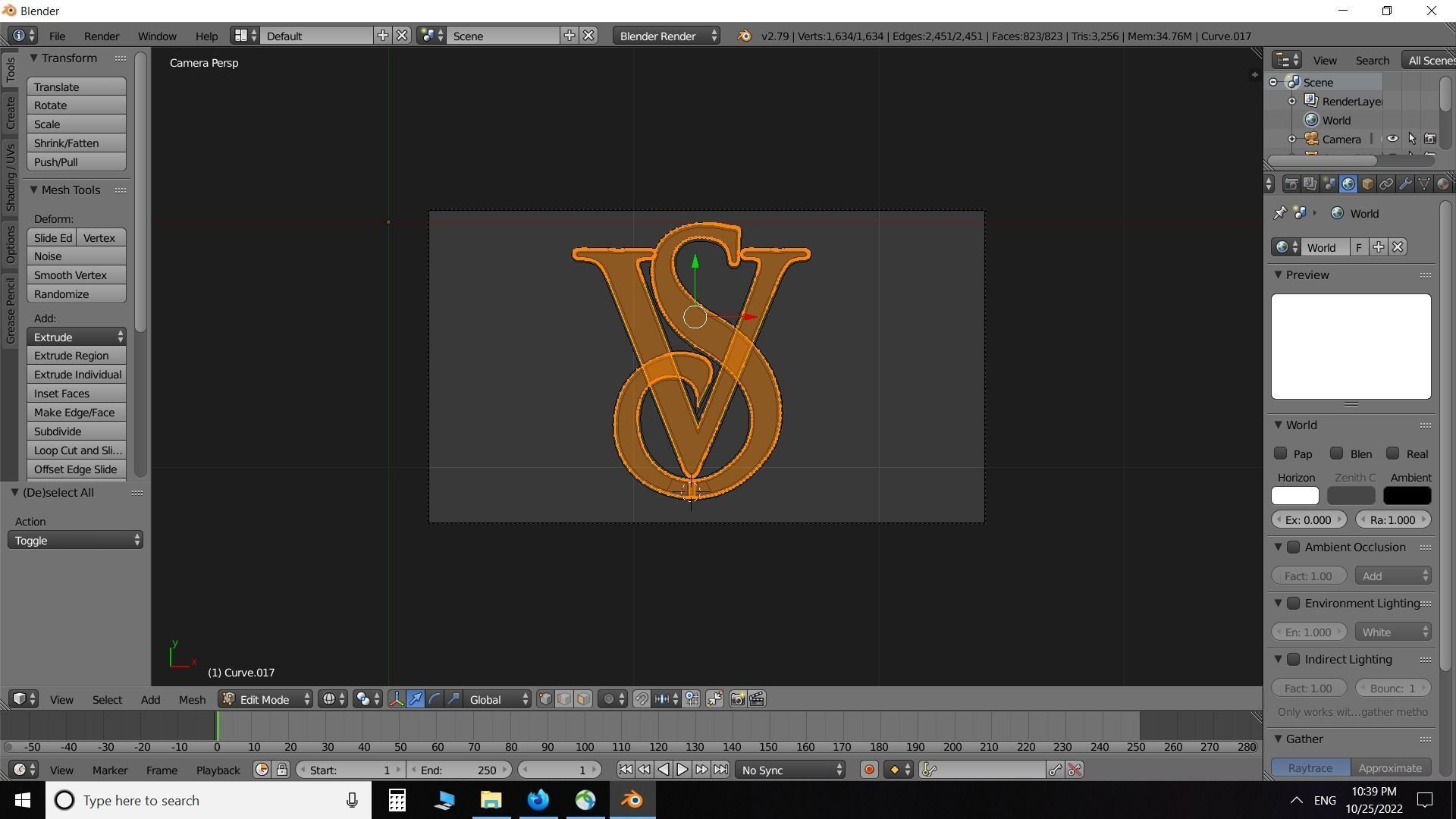 Victoria Secret Logo 3D model | CGTrader
