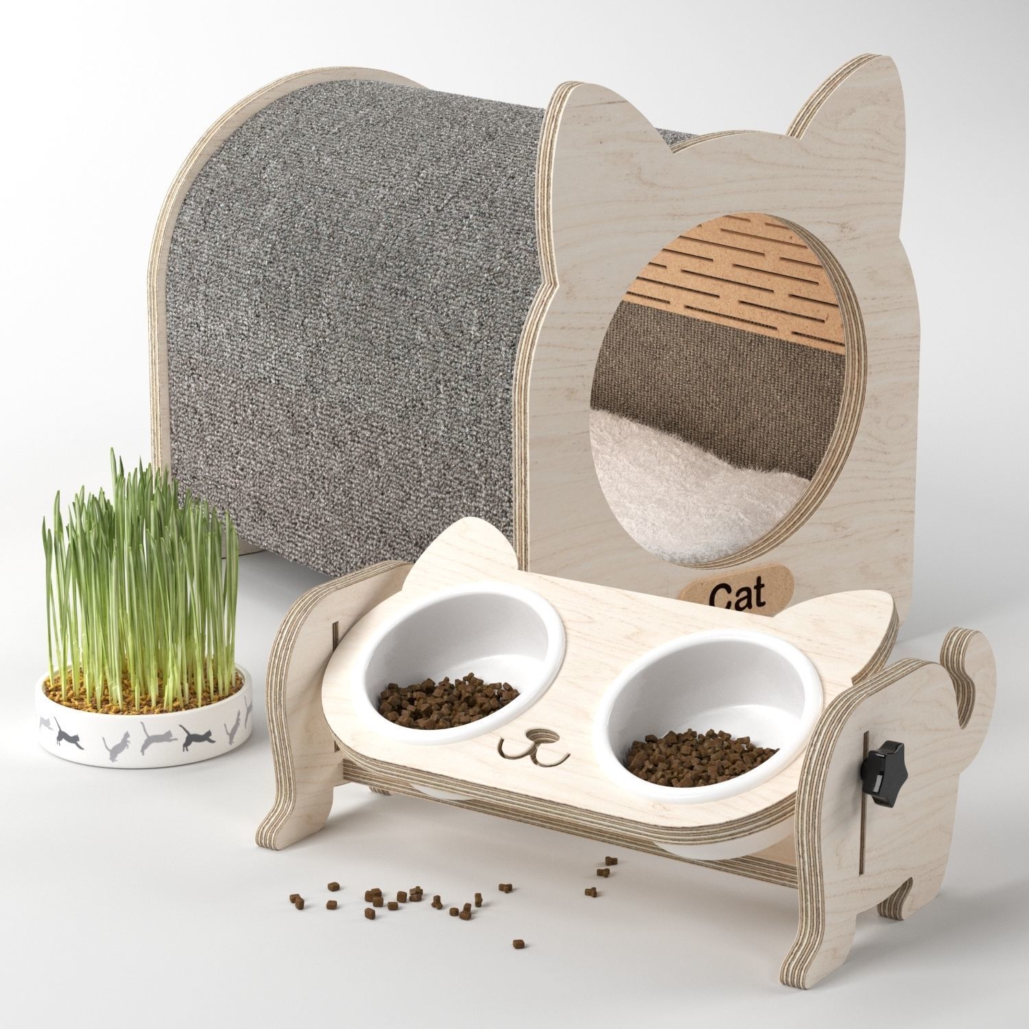 Cat house 3D model | CGTrader