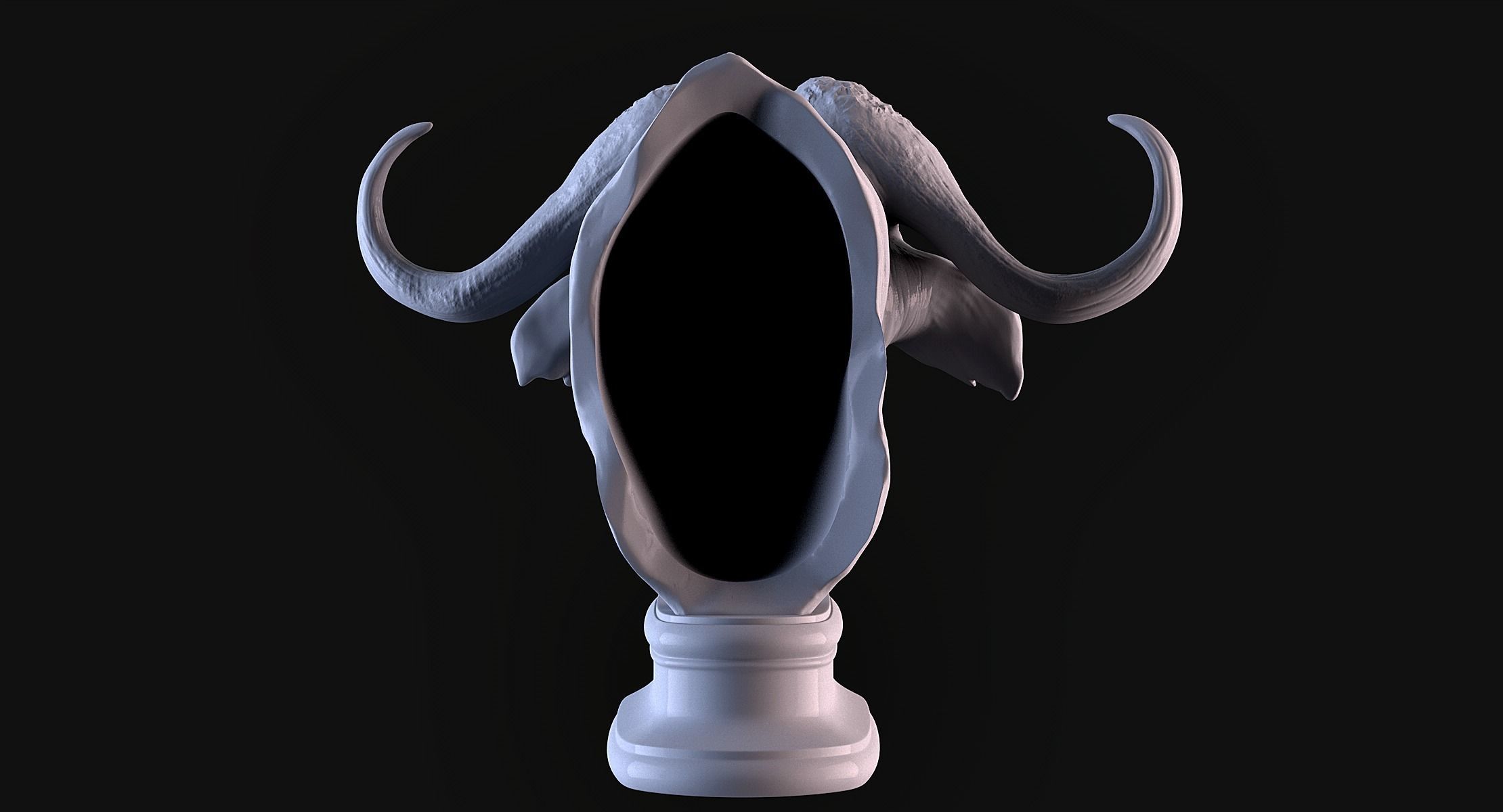 Buffalo African Head 3D model 3D printable | CGTrader