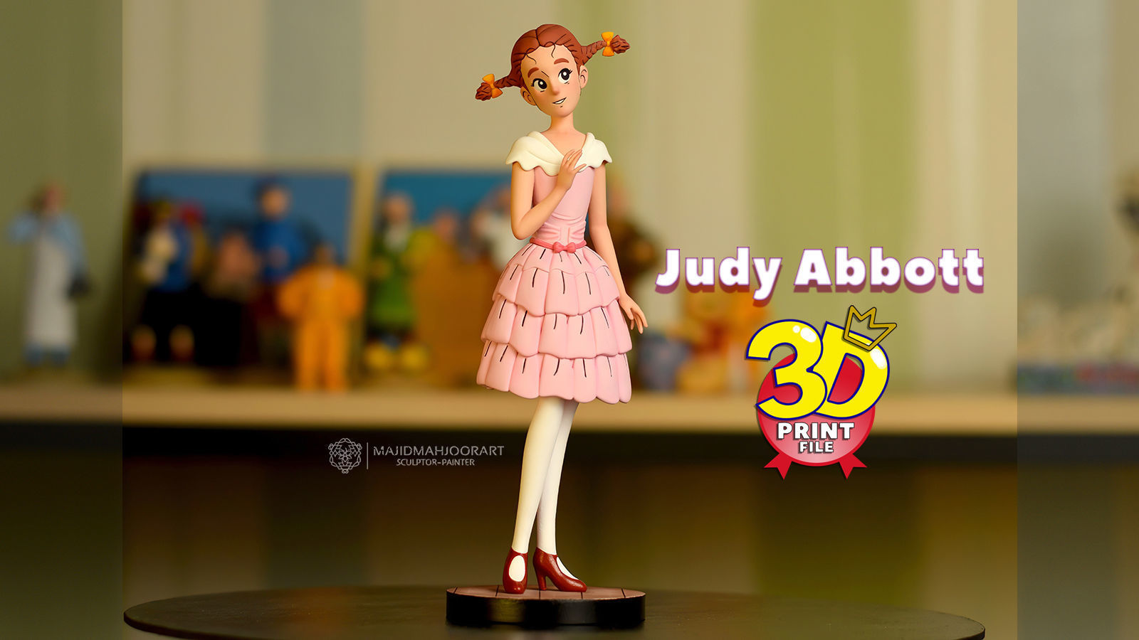 Judy Abbott - 3D Print Model-Ready for 3D print 3D model 3D printable ...