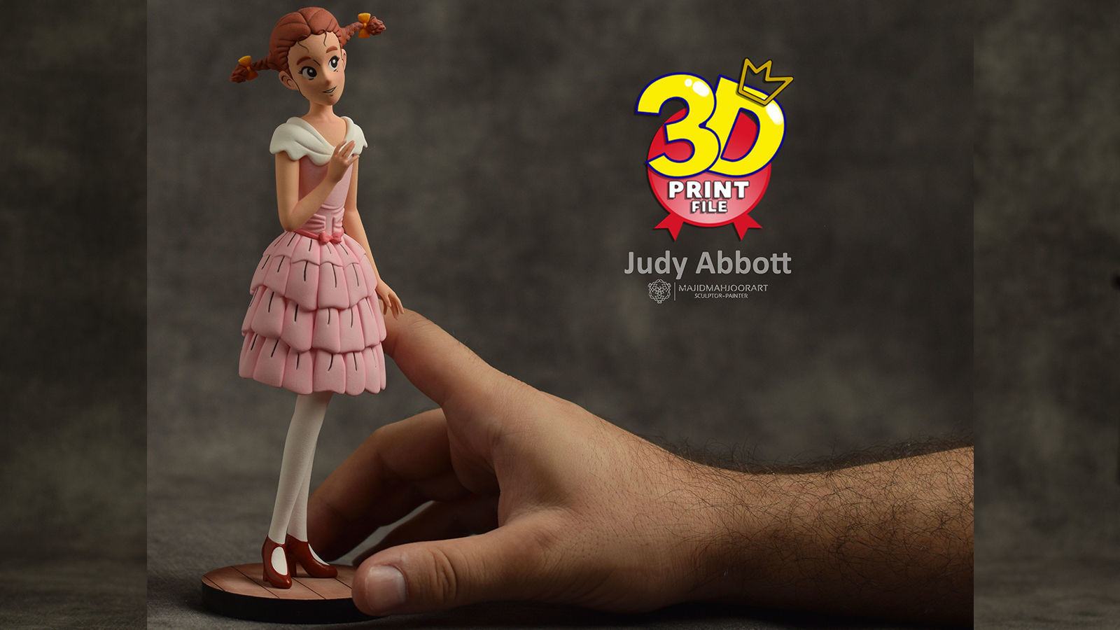 Judy Abbott - 3D Print Model-Ready for 3D print 3D model 3D printable ...