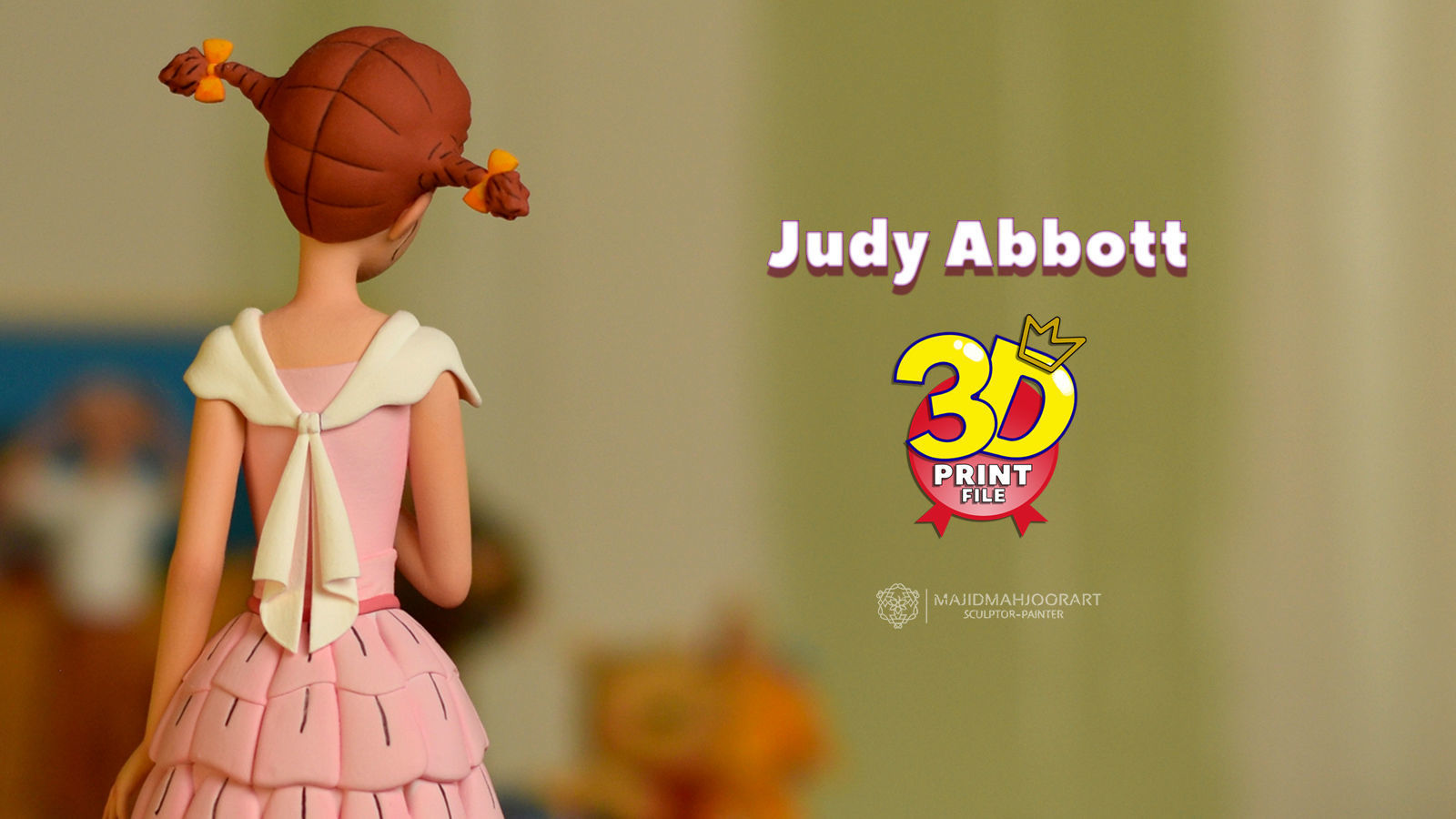 Judy Abbott - 3D Print Model-Ready for 3D print 3D model 3D printable ...