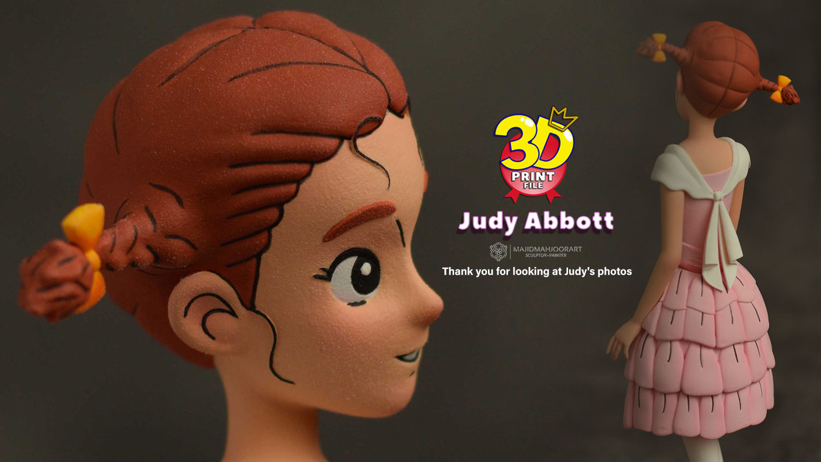 Judy Abbott - 3D Print Model-Ready for 3D print 3D model 3D printable ...
