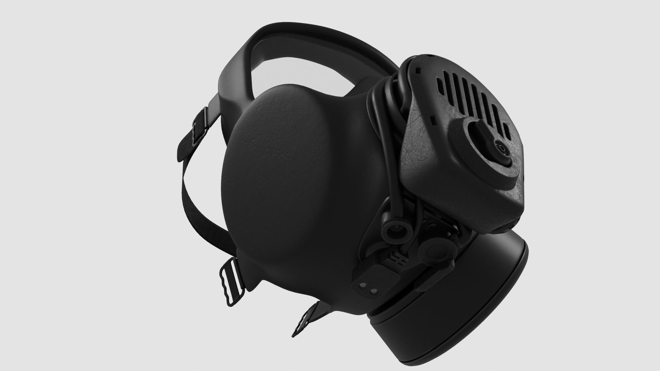 AVON FM53 Gas Mask Respirator Helmet 3D model | CGTrader