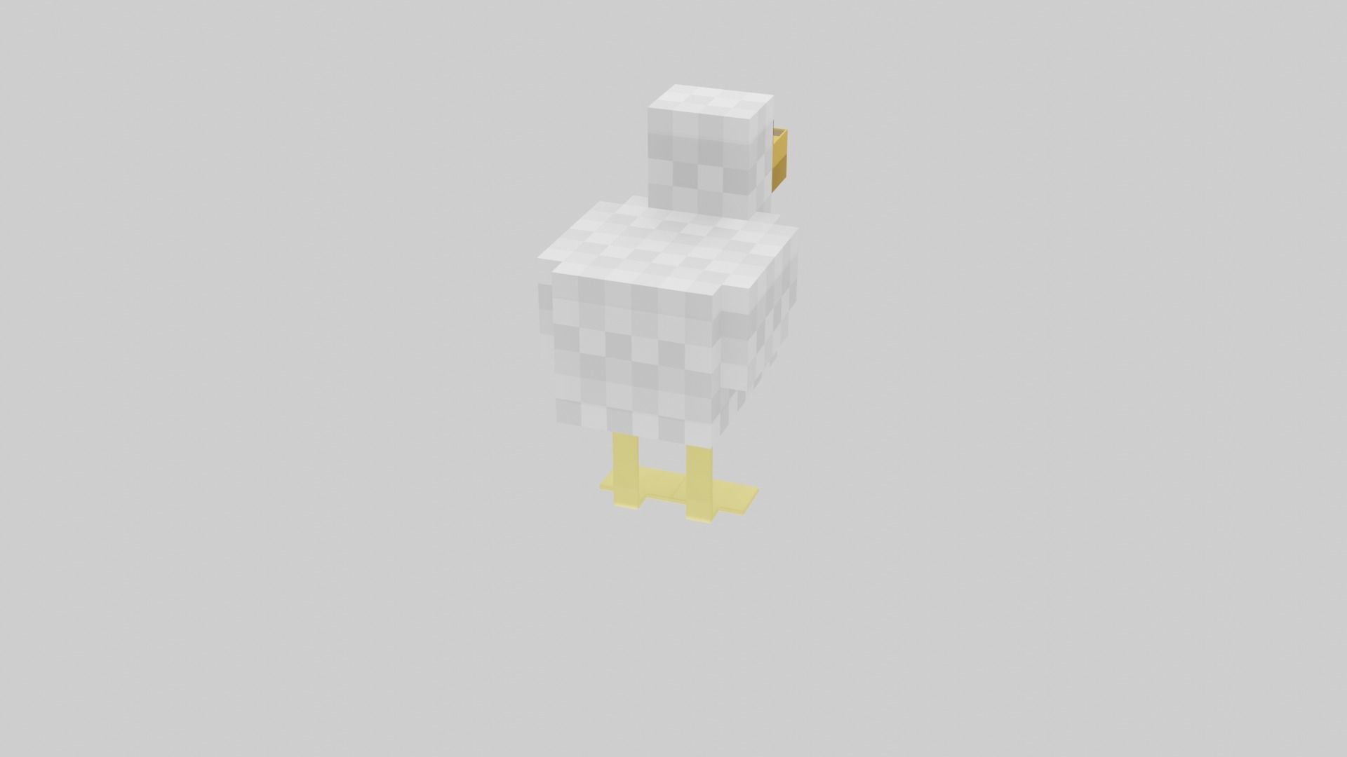 3D model Minecraft chicken VR / AR / low-poly | CGTrader