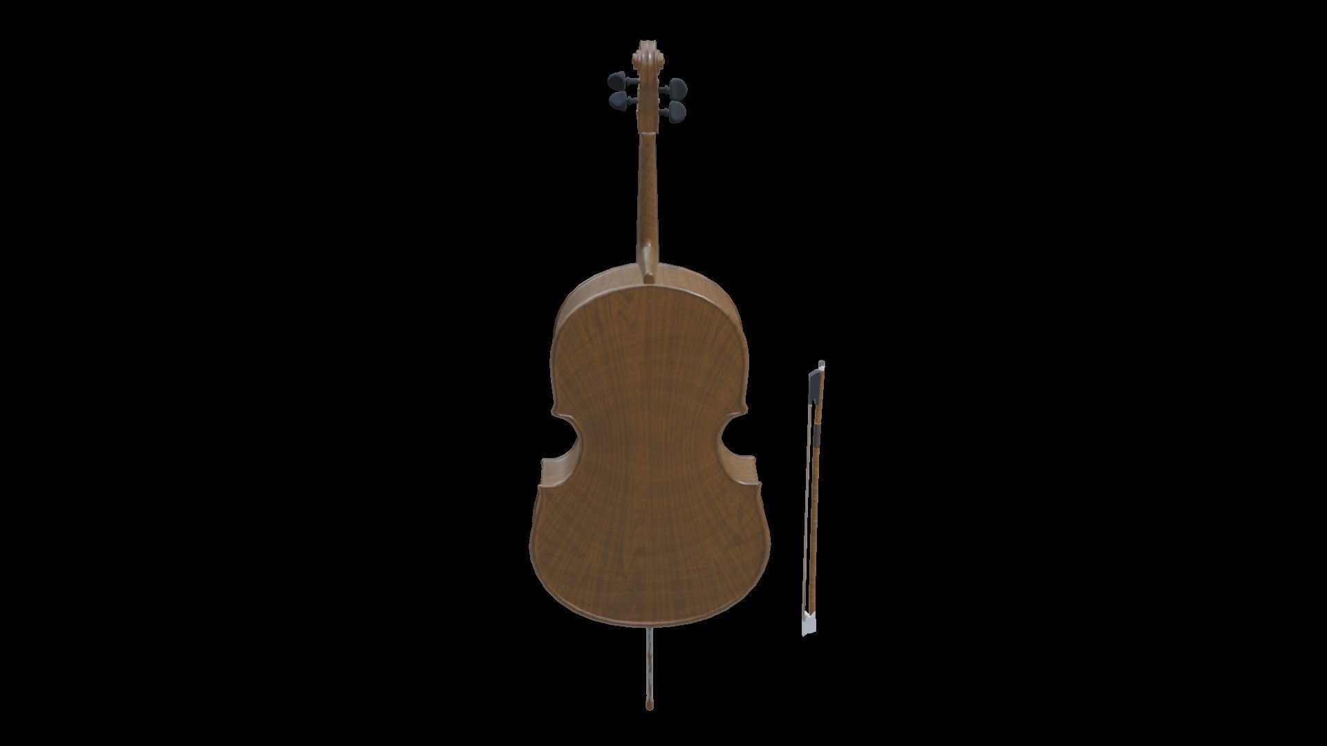 3D model Cello - Violoncello VR / AR / low-poly | CGTrader