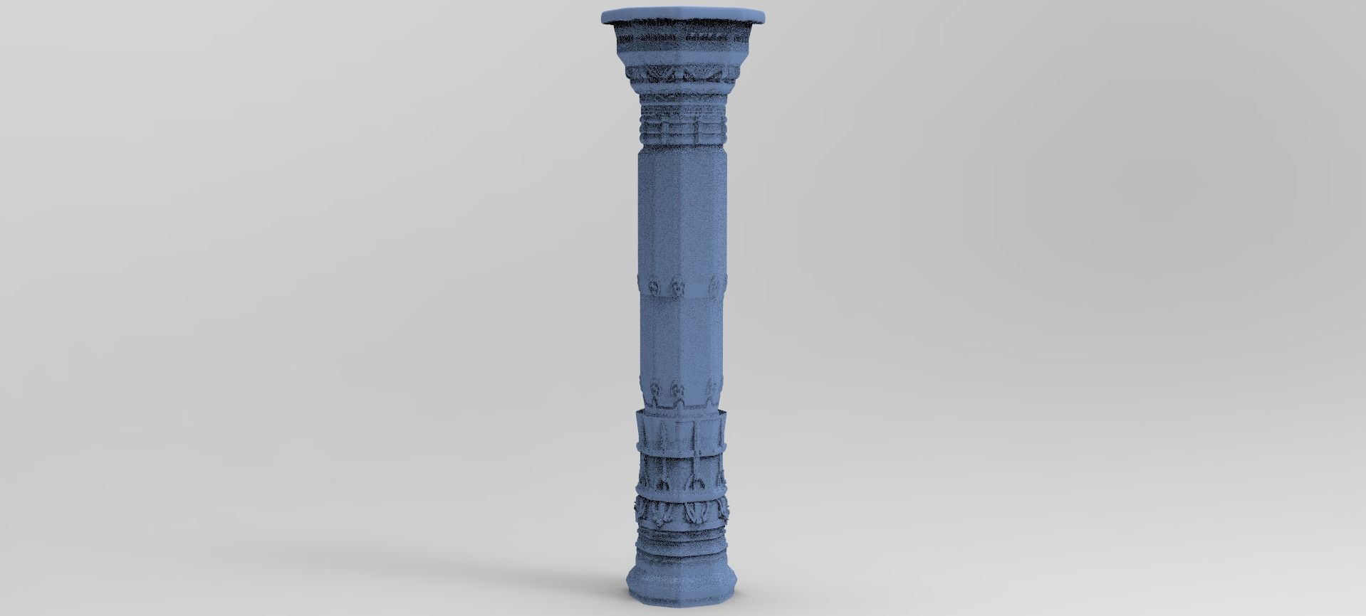 Dantes Underworld Ancient Stone Pillar 3D model | CGTrader