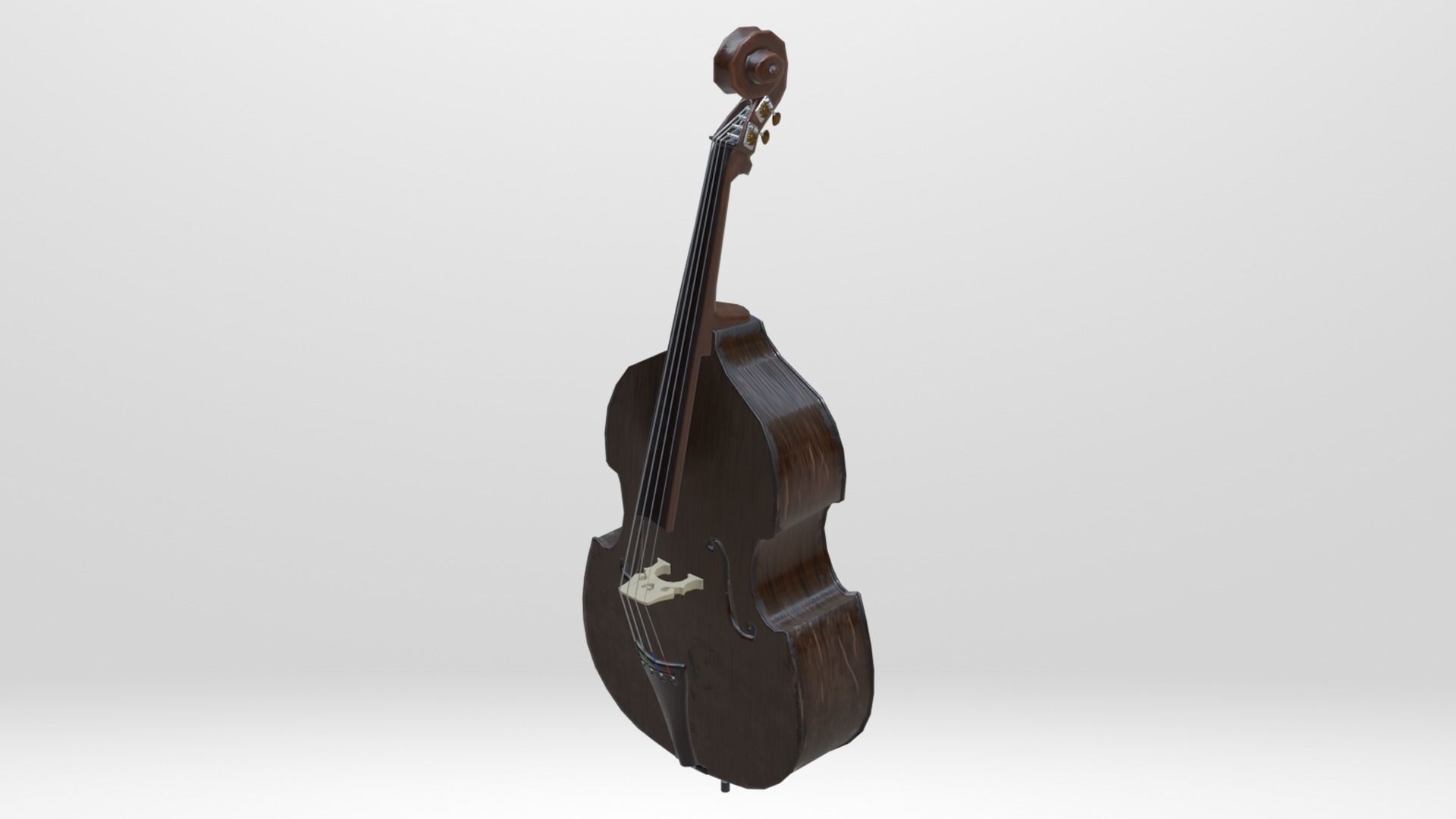 3D model Double Bass VR / AR / low-poly | CGTrader