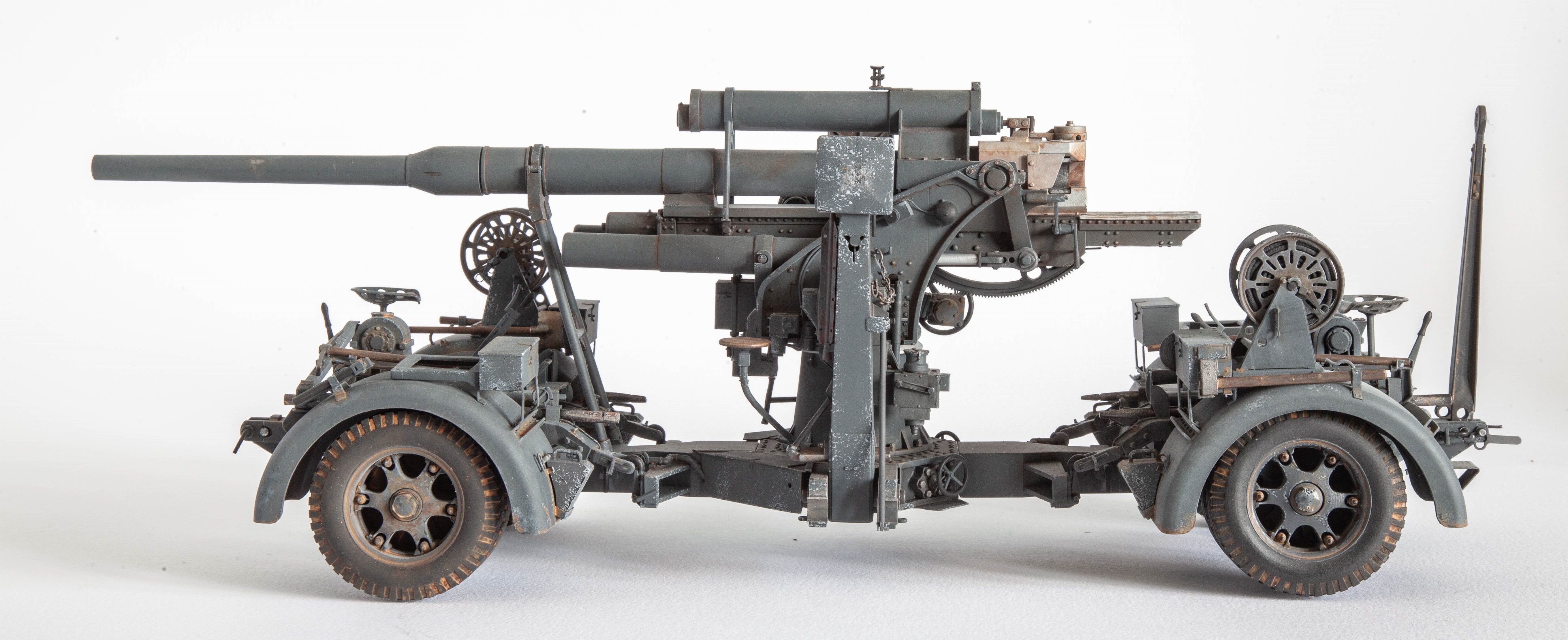 Flak 36 German anti-aircraft gun 3D print model BASIC MODEL 3D model 3D ...
