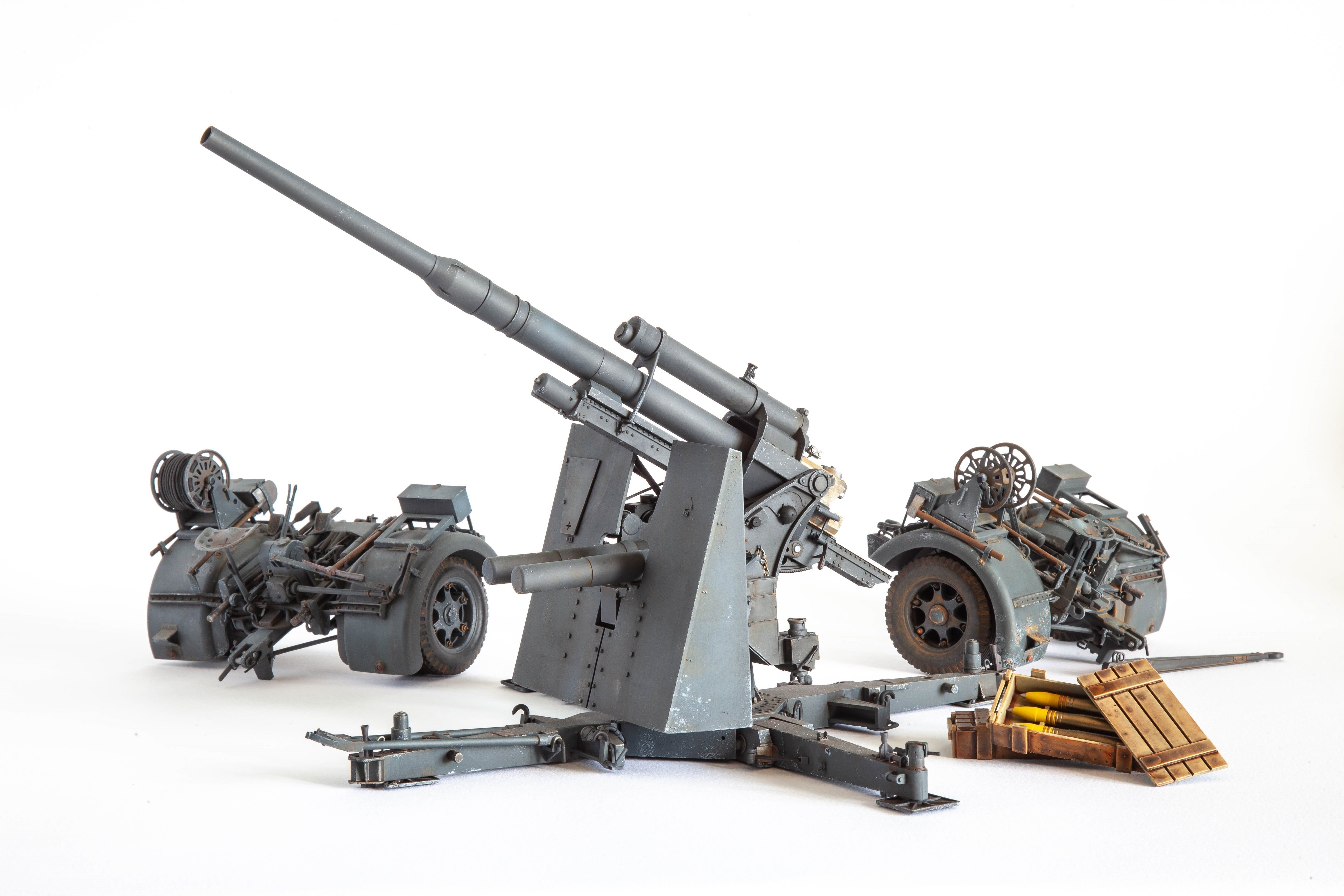Flak 36 German anti-aircraft gun 3D print model BASIC MODEL 3D model 3D ...