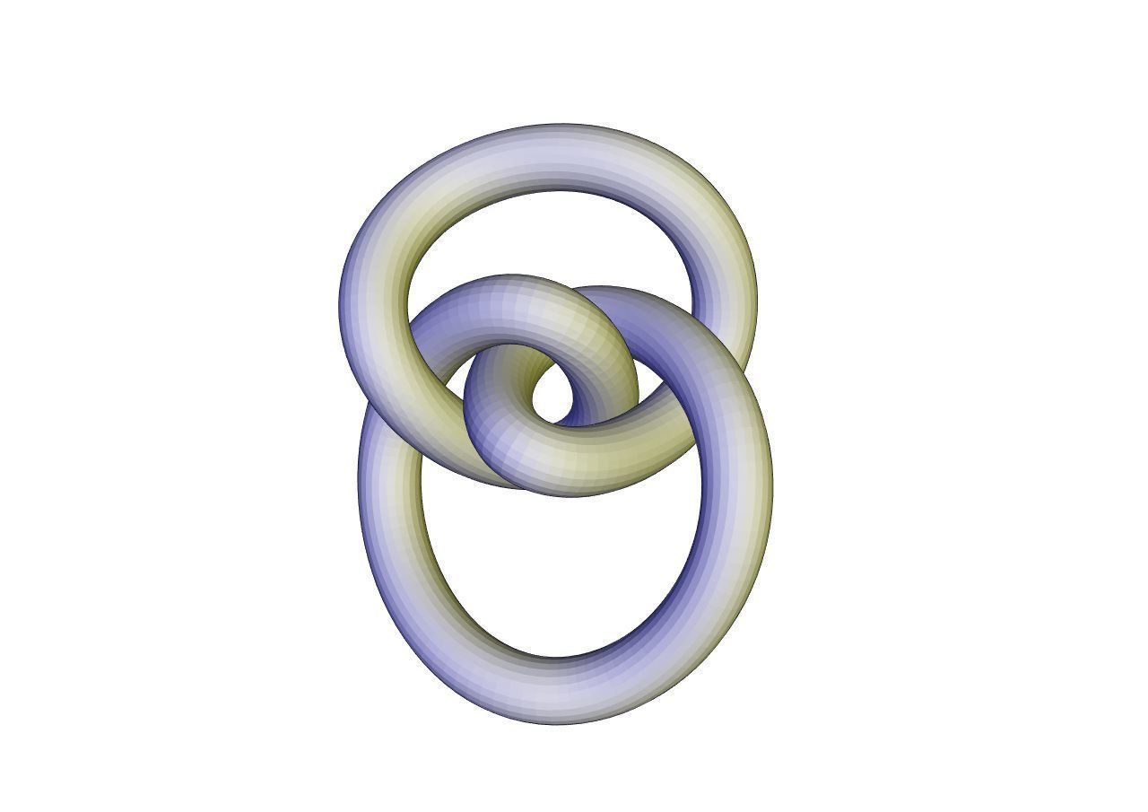 torus knot 2 for 3d printing 3D model 3D printable | CGTrader
