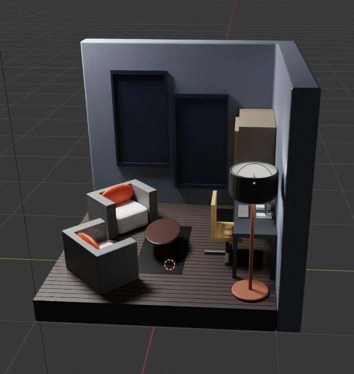 Simple Office 3D model | CGTrader